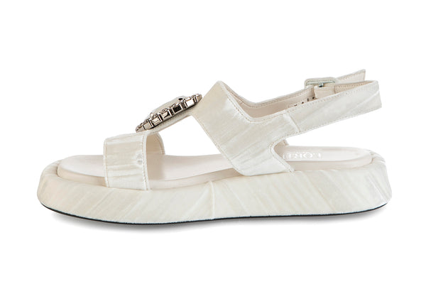 8972 Loriblu Sandals / White – Rina's Shoes